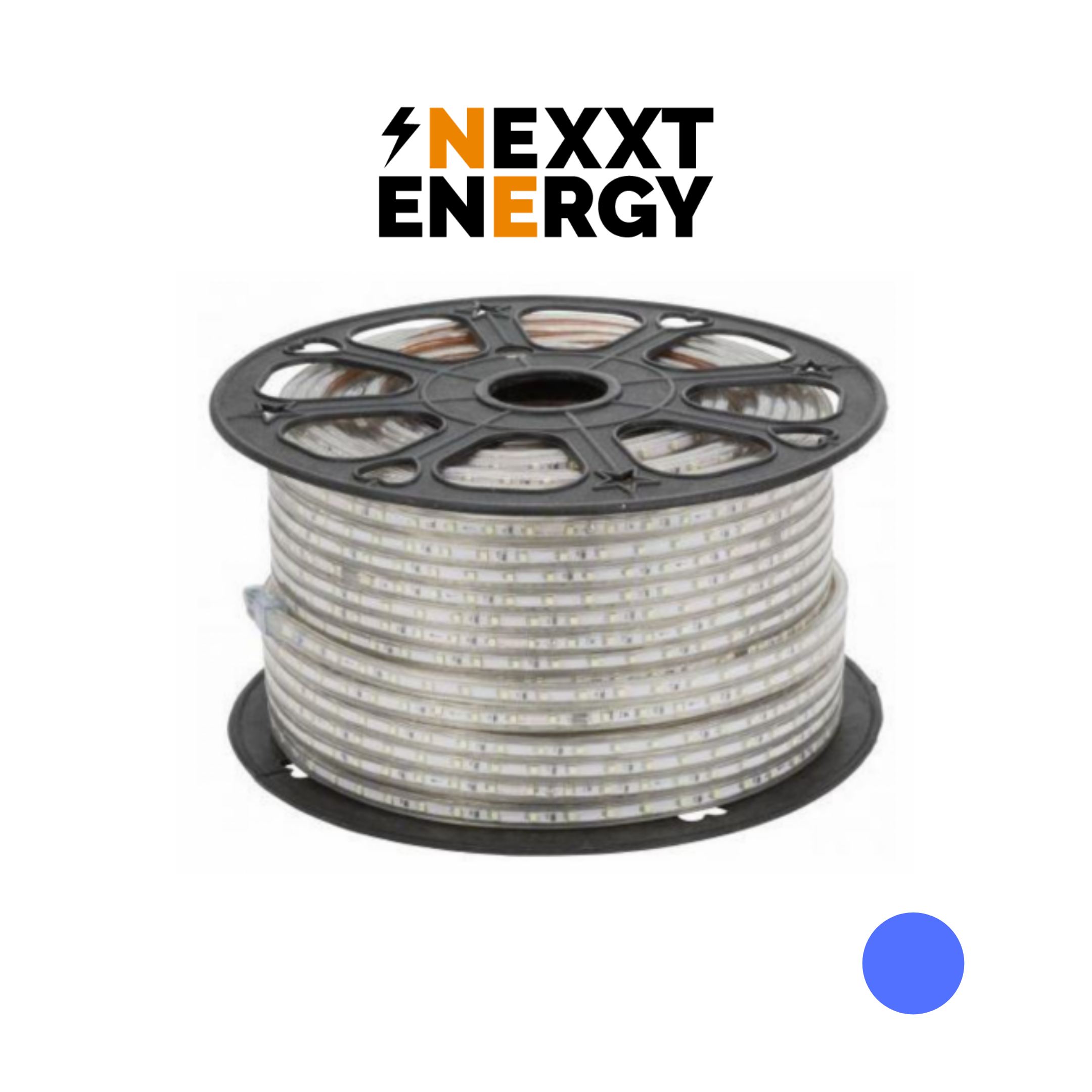 Rollo Cinta LED 5050 AZUL - Nexxt Energy