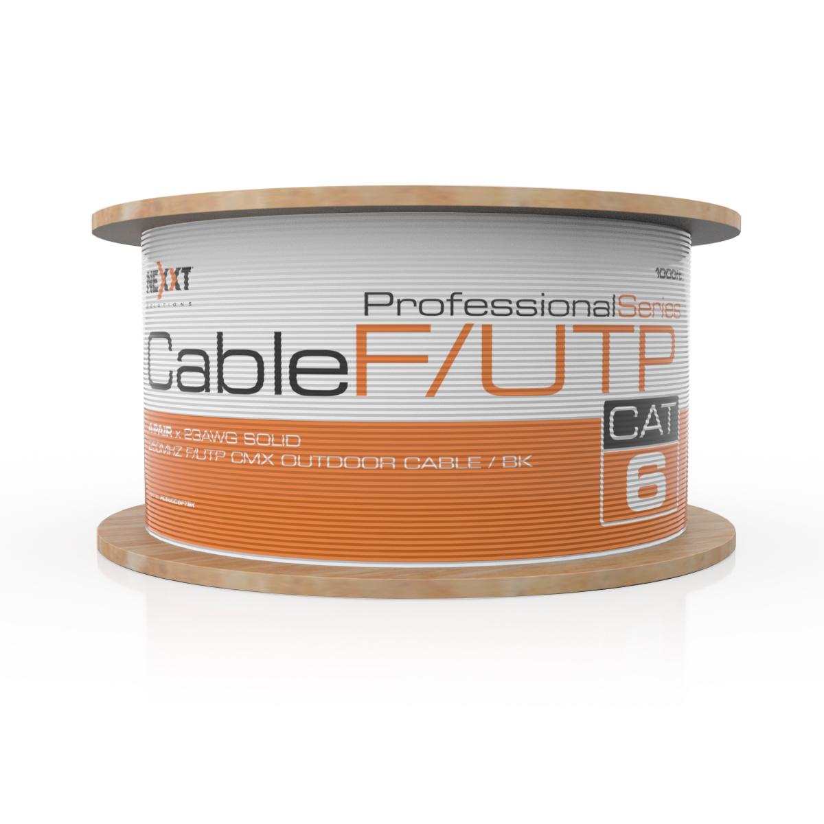 Cable F/UTP Cat6 para exteriores tipo CMX negro - Nexxt Energy